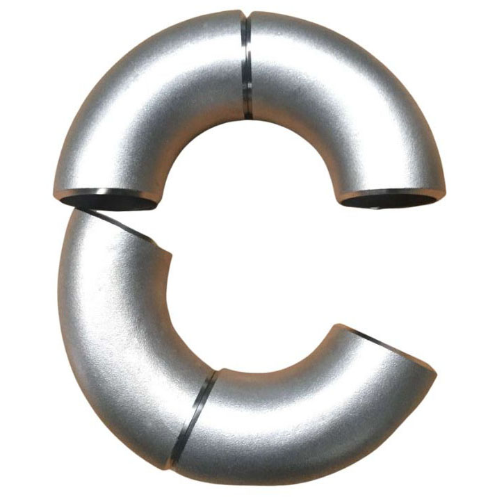 China DN50 50A sch10 90 elbow pipe fitting LR seamless saf2507 ...