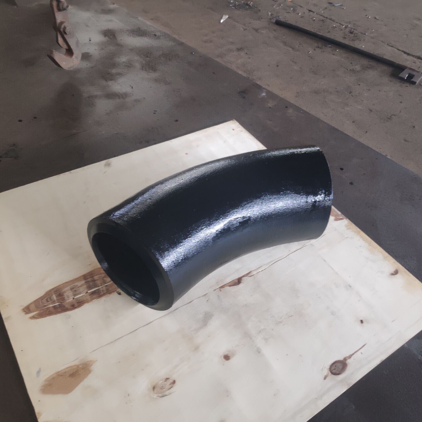 China carbon steel 45 degree bend 3d bw 12.7mm WT API5L X60 10 inch ...